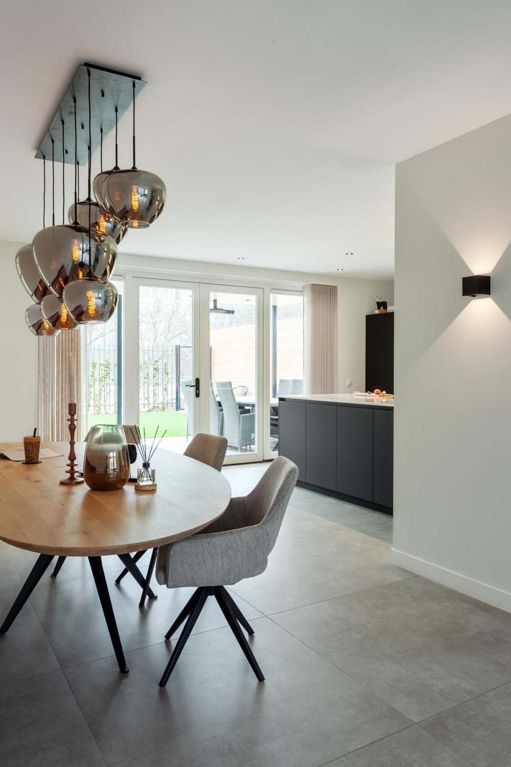Grote leefkeuken strak design | Schalk Keuken & Bad